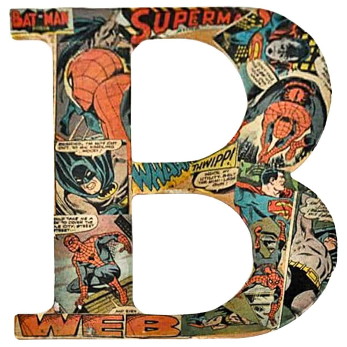 Superhero Comic Book Letters - The Crafty Blog Stalker