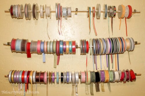 How to Make Ribbon Roll Storage - The Crafty Blog Stalker