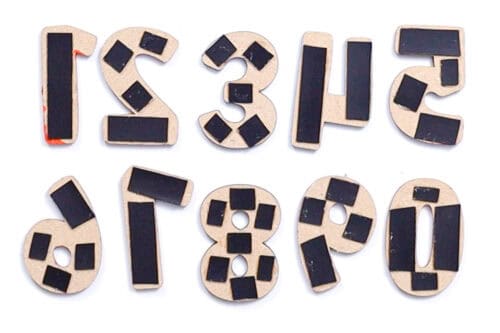 DIY Letter & Number Magnets with Free SVG - The Crafty Blog Stalker