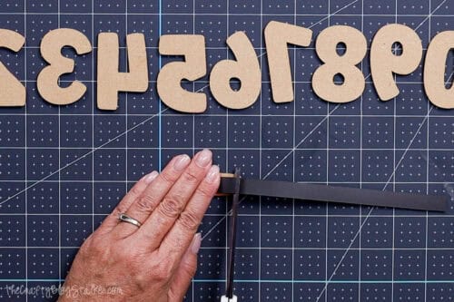 DIY Letter & Number Magnets with Free SVG - The Crafty Blog Stalker