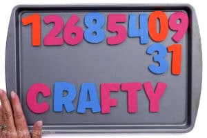 DIY Letter & Number Magnets with Free SVG - The Crafty Blog Stalker