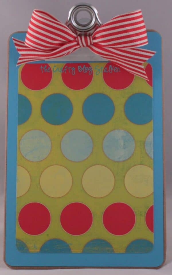 How to Make a Decorative Standing Clipboard - The Crafty Blog Stalker
