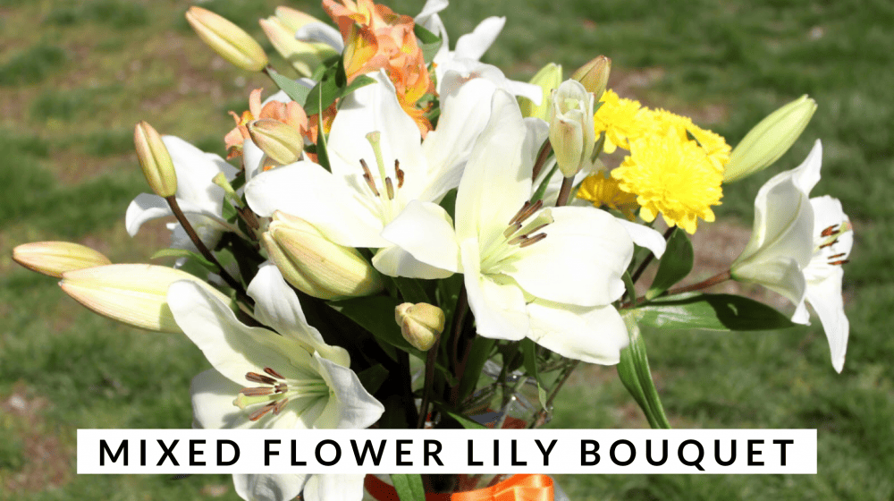 How to Make a Mixed Flower Lily Bouquet - The Crafty Blog Stalker