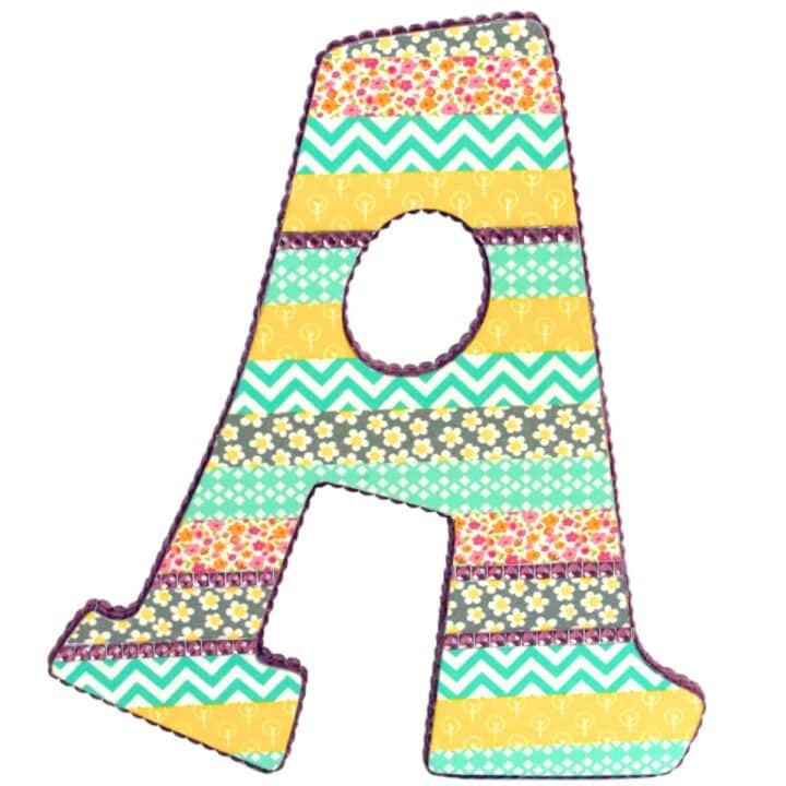 Decorate a Wooden Monogram Letter - The Crafty Blog Stalker