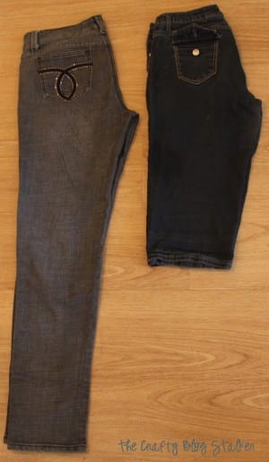 How to Cut Pants into Capris - The Crafty Blog Stalker