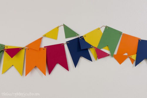 How To Make A Paper Banner Template - The Crafty Blog Stalker