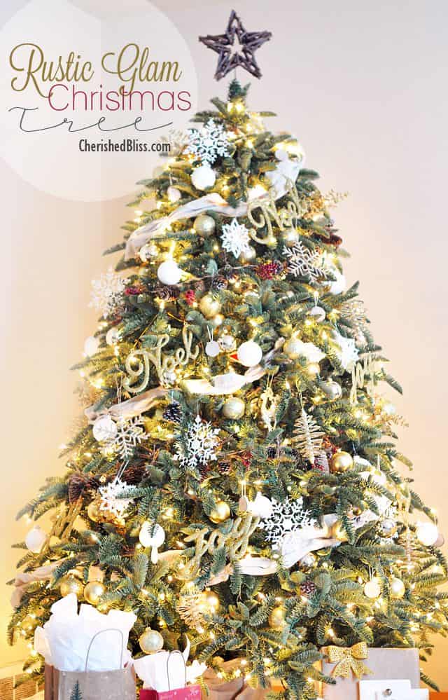Rustic Glam Christmas Tree Reveal - The Crafty Blog Stalker