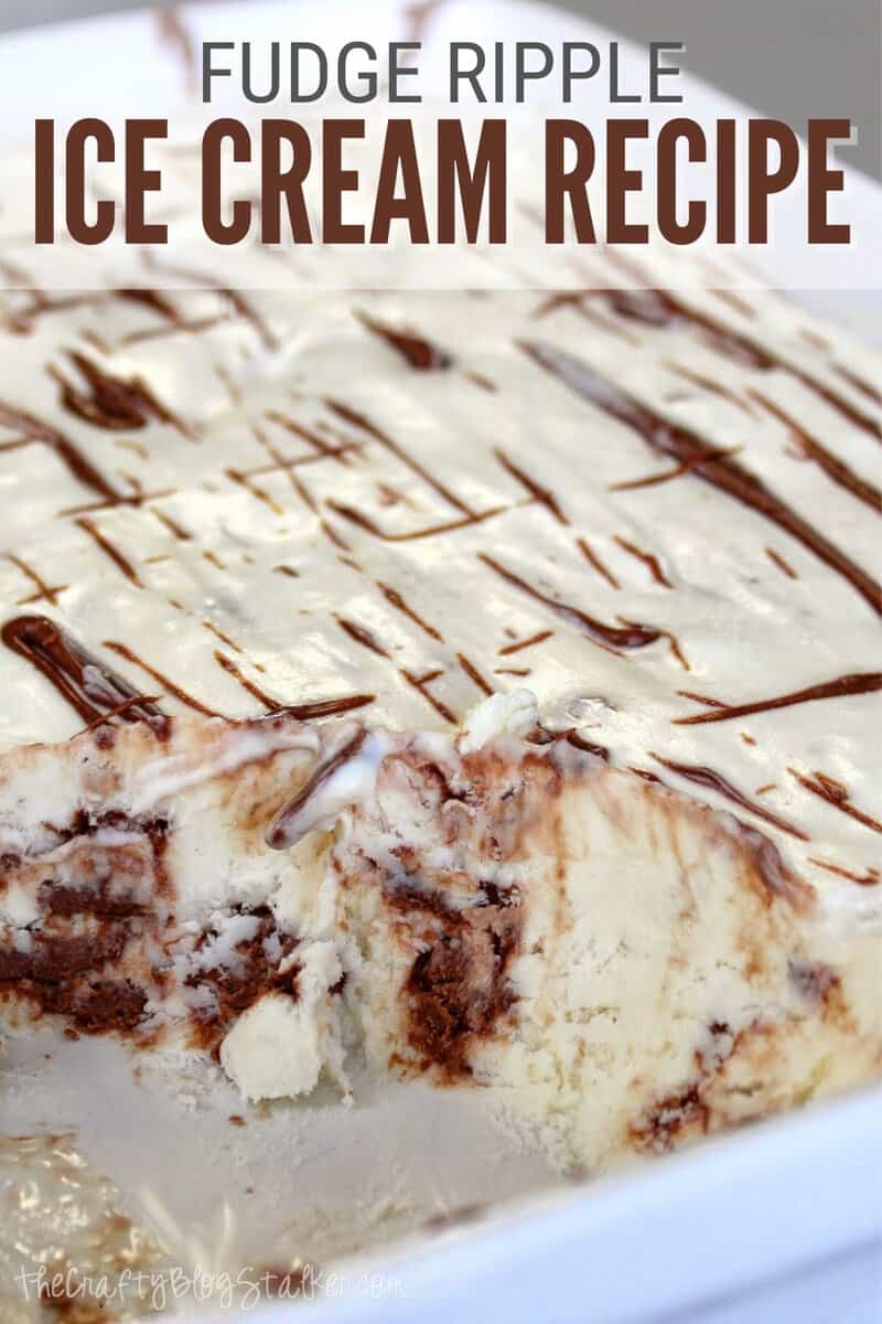 How to Make Homemade Fudge Ripple Ice Cream Recipe