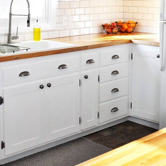 Kitchen Hack: DIY Shaker Style Cabinets - The Crafty Blog Stalker