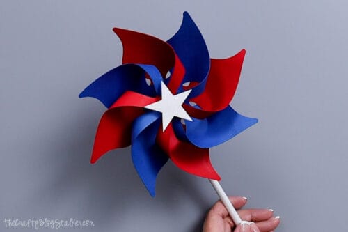 Paper Pinwheels with Free SVG Cut File - The Crafty Blog Stalker