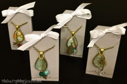 DIY Necklace Display Card for Handmade Jewelry
