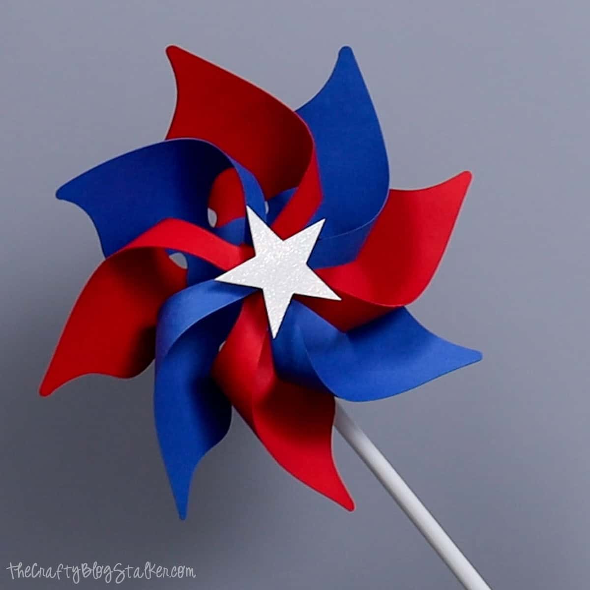 Paper Pinwheels with Free SVG Cut File - The Crafty Blog Stalker