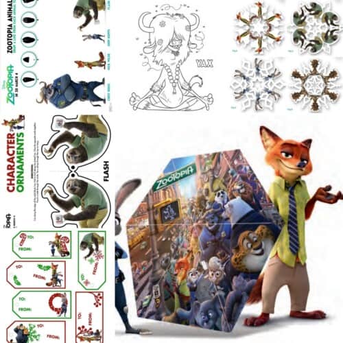 19 Zootopia Activity & Coloring Printables - The Crafty Blog Stalker