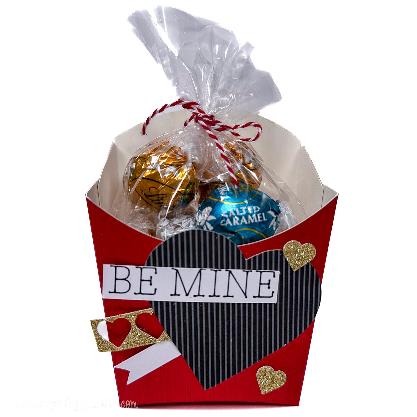 Make a French Fry Valentine Treat Box SVG - The Crafty Blog Stalker