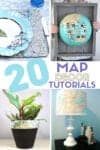 20 Ideas for Decorating with Maps - The Crafty Blog Stalker