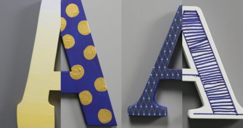 Decorate Monogram Letters for Wall Decor