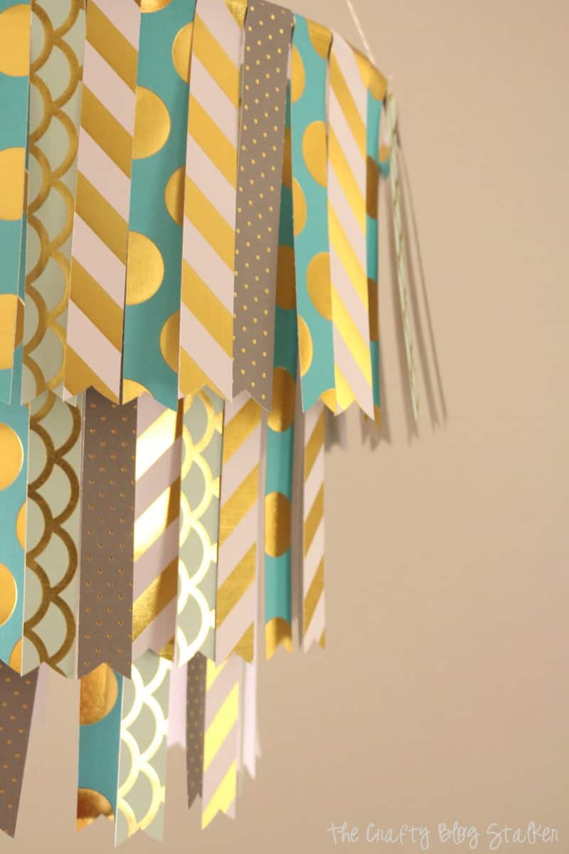 DIY Hanging Paper Mobile | The Crafty Blog Stalker