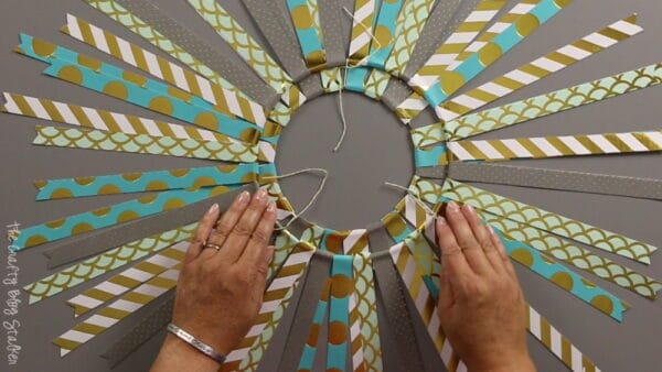 DIY Hanging Paper Mobile Craft | The Crafty Blog Stalker