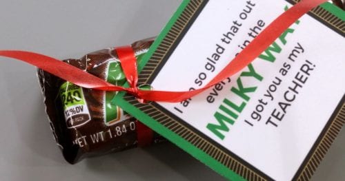 Printable Candy Bar Wrapper Teacher Gift - The Crafty Blog Stalker