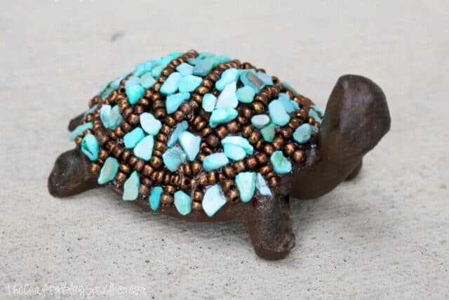 Make a Beaded Turtle Craft for Adults - The Crafty Blog Stalker