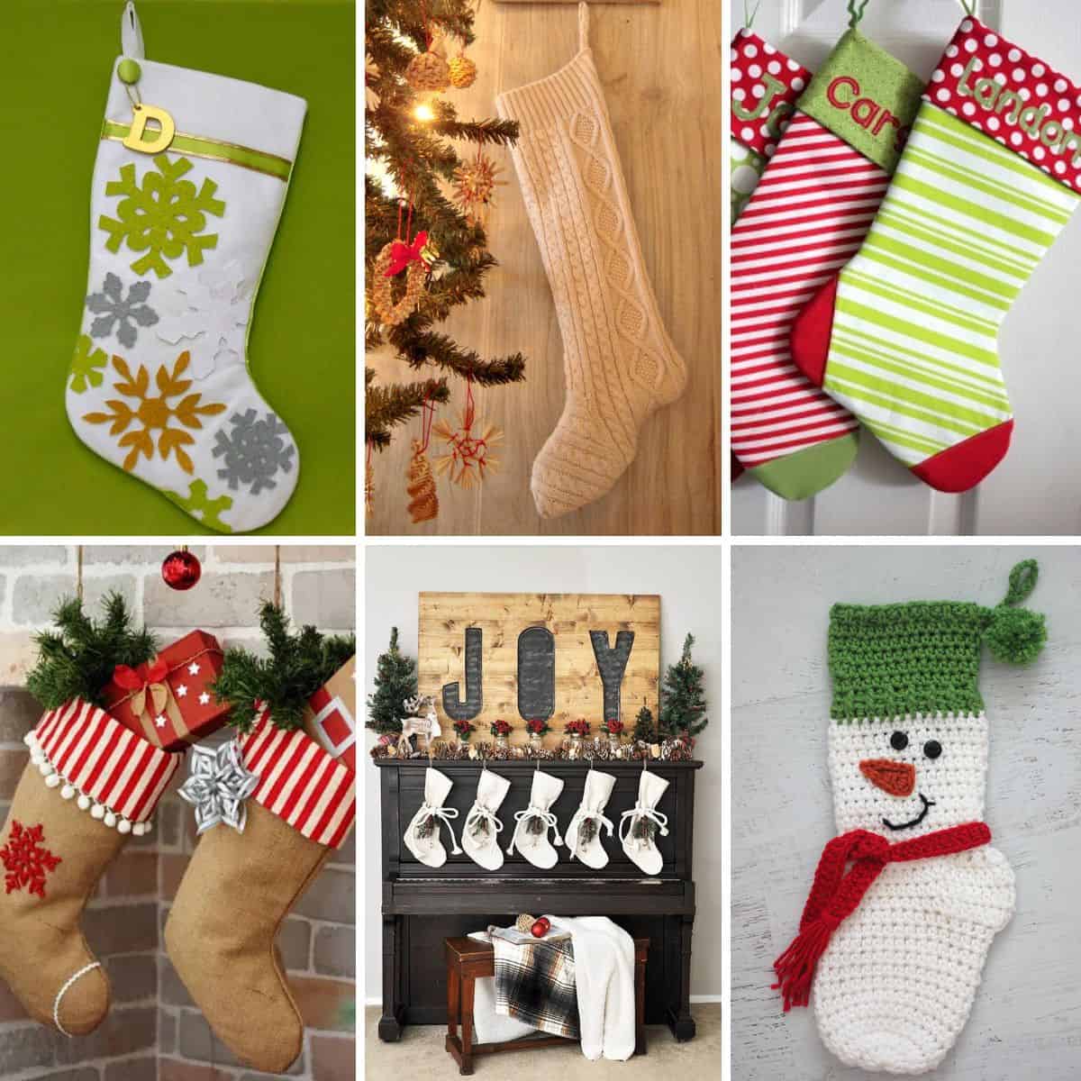 20 Homemade Christmas Stockings with Tutorials - The Crafty Blog Stalker