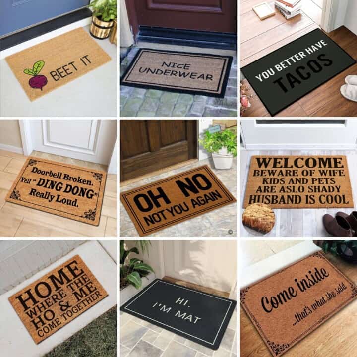 The Best Funny Front Door Mats on Amazon - Crafty Blog Stalker