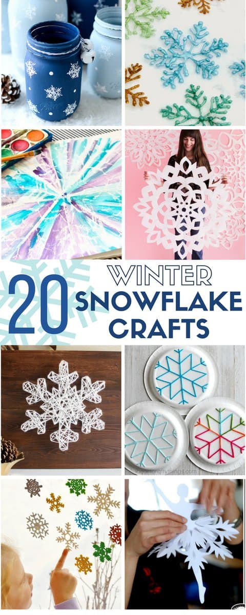 20 Winter Snowflake Crafts - The Crafty Blog Stalker