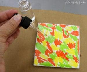 How to Make Sharpie Dyed Tile Coasters DIY Craft Kit Gift