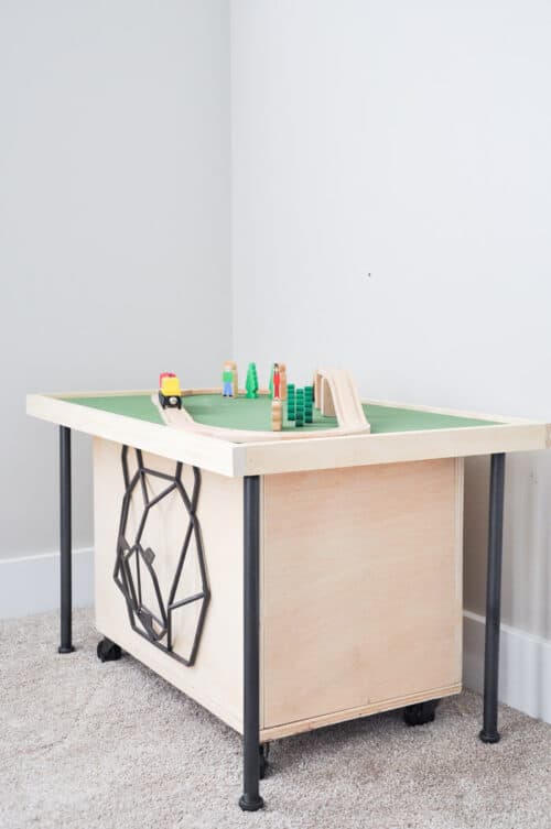 Space Saving DIY Train Table Free Plans - The Crafty Blog Stalker