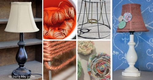 DIY Lamp and Lampshade Redo - The Crafty Blog Stalker