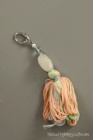How to Make a DIY Tassel Keychain - The Crafty Blog Stalker