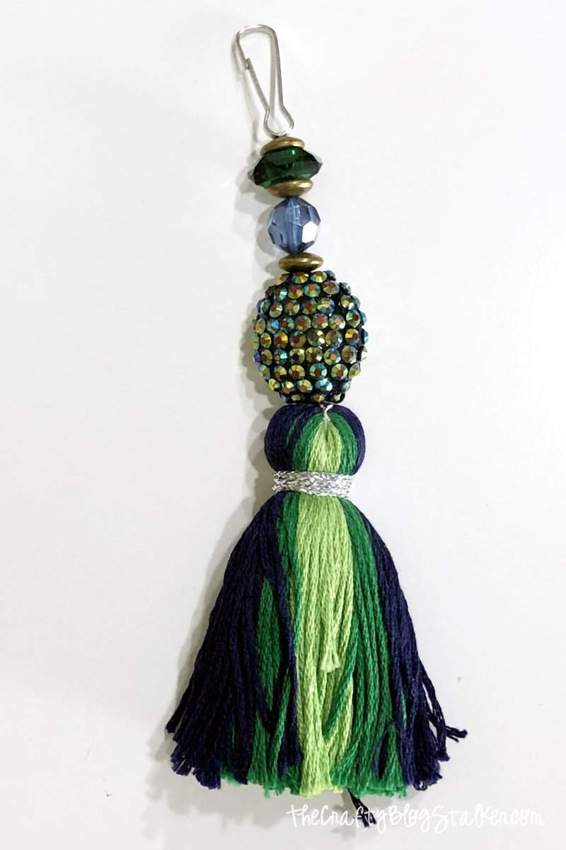 How to Make a DIY Tassel Keychain - The Crafty Blog Stalker
