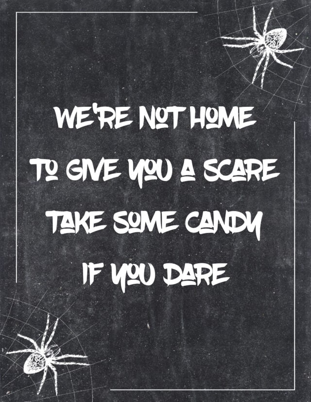 Take a Treat Halloween Printable - The Crafty Blog Stalker