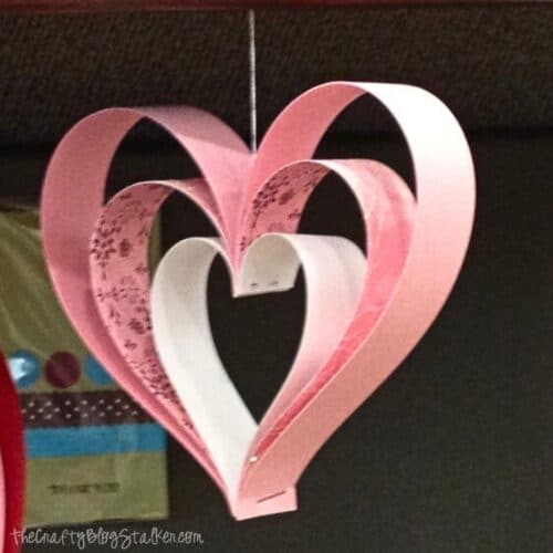 Paper Strip Hearts with Easy Instructions - The Crafty Blog Stalker