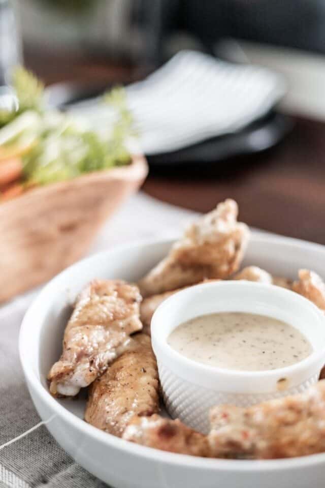 Crispy Baked Chicken Wings Recipe & Wing Bar - The Crafty Blog Stalker