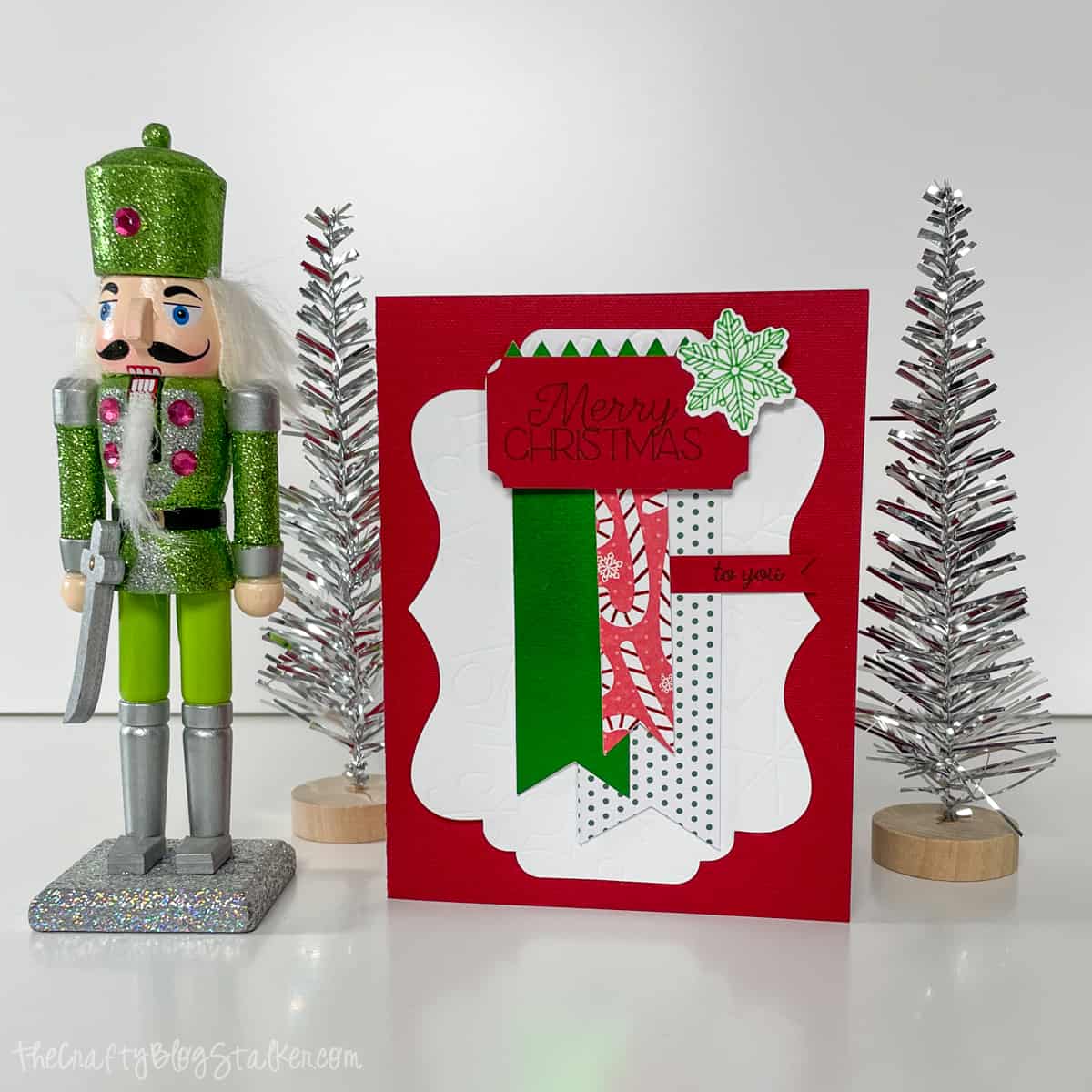 Make a Merry Christmas Handmade Card - Crafty Blog Stalker