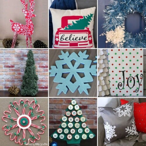 22 DIY Christmas Decor Crafts (Step By Step) - The Crafty Blog Stalker