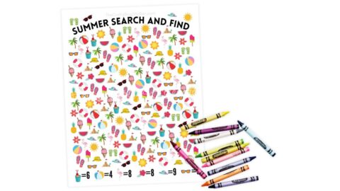 Easy Summer Activity Printable for Kids