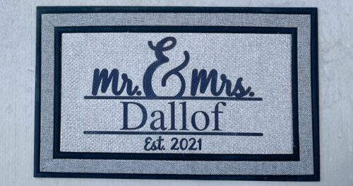How to Make a Personalized Front Door Mat with Sublimation