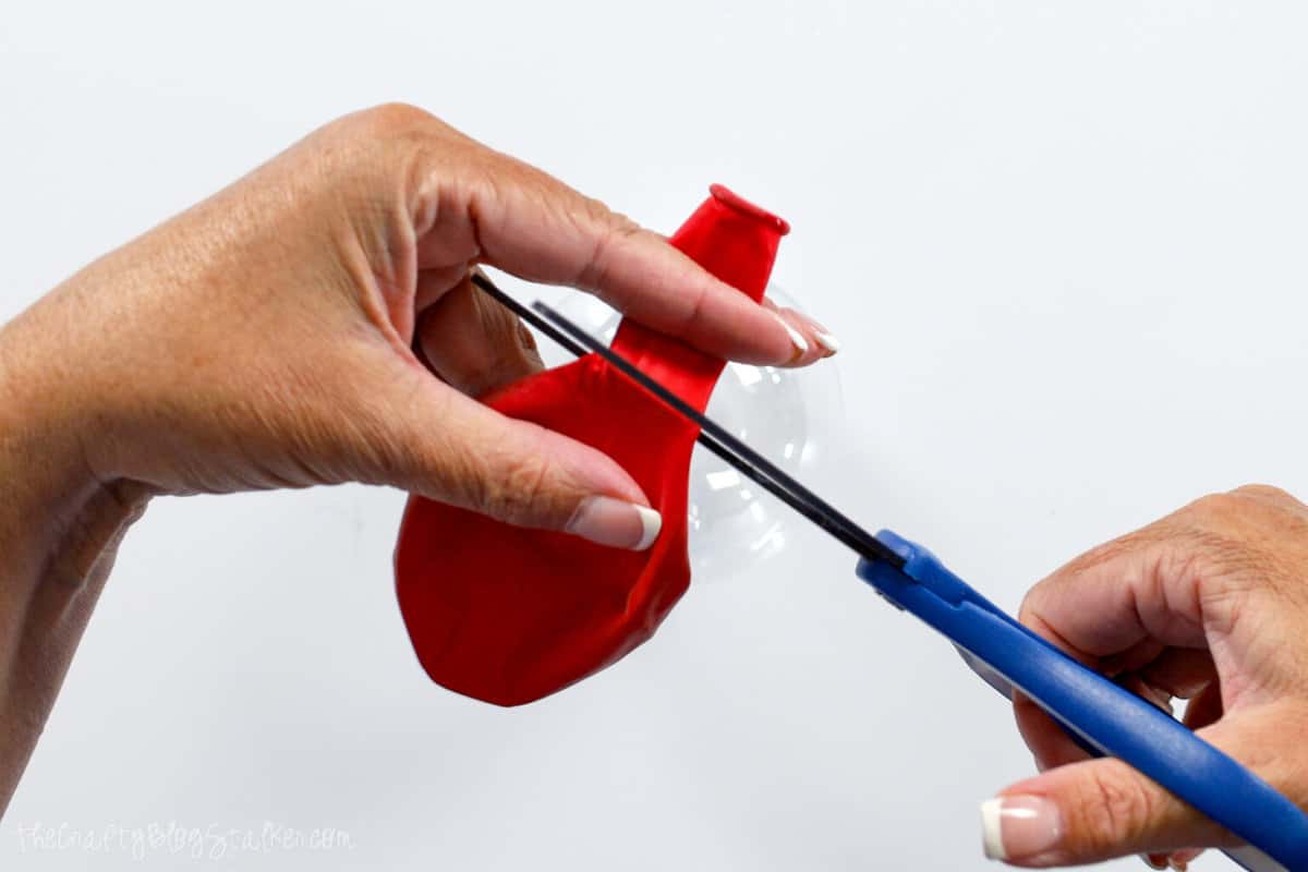 How to Make Christmas Balloon Ornaments - Crafty Blog Stalker