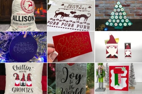 Christmas Crafts Made with Cricut You’ll Want to Try