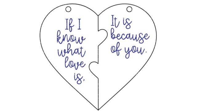 How to Make a Heart Puzzle DIY Keychain - Crafty Blog Stalker