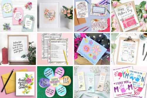 48 Mother's Day Printables for Kids to Give Their Mom - The Crafty Blog ...