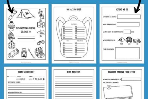 39 Free Camping Printables and Activities - The Crafty Blog Stalker