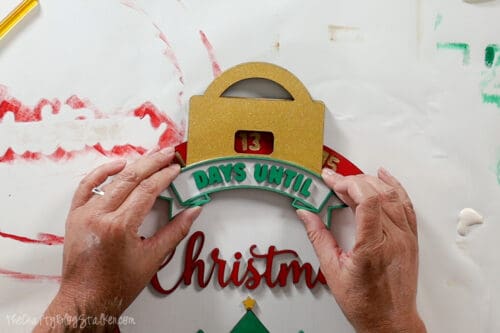 Laser Cut Ornament Advent Calendar Tutorial - The Crafty Blog Stalker