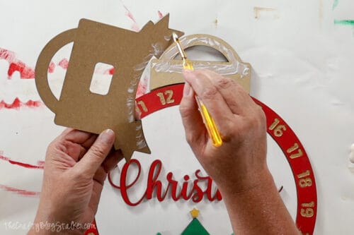 Laser Cut Ornament Advent Calendar Tutorial - The Crafty Blog Stalker