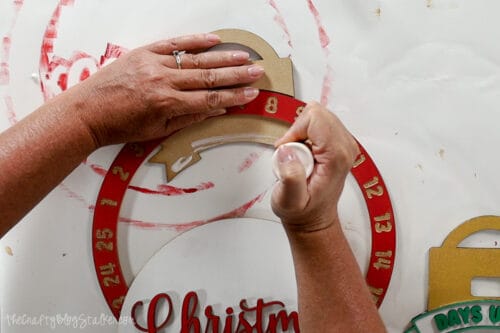 Laser Cut Ornament Advent Calendar Tutorial - The Crafty Blog Stalker