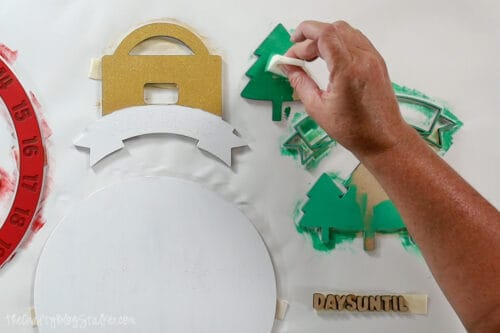 Laser Cut Ornament Advent Calendar Tutorial - The Crafty Blog Stalker