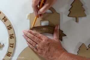 Laser Cut Ornament Advent Calendar Tutorial - The Crafty Blog Stalker