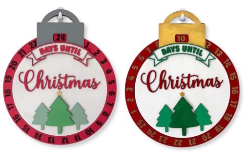 Laser Cut Ornament Advent Calendar Tutorial - The Crafty Blog Stalker